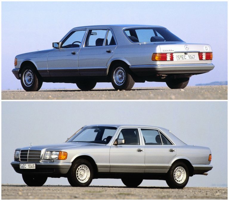 Mercedes 126 Series Sedans - Introduced 40 years ago.