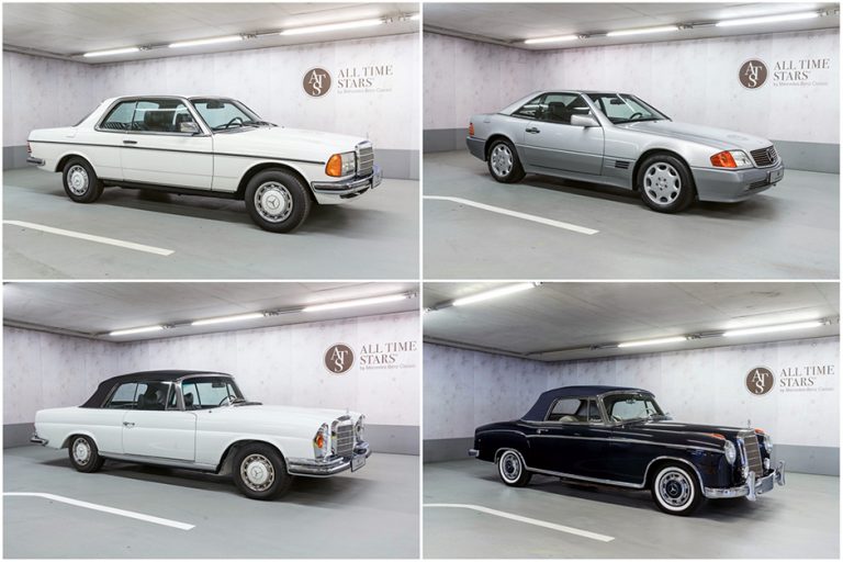 retro classics collage - MercedesHeritage